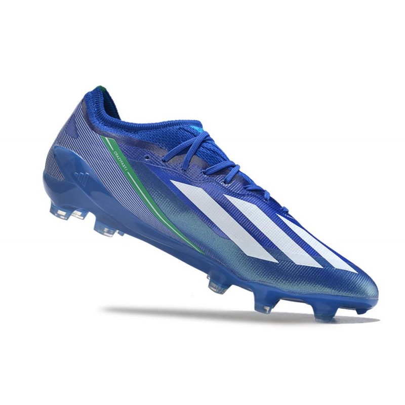 adidas X Crazyfast Messi.1 FG Bleu Lucide Eclat de Bleu Blanc